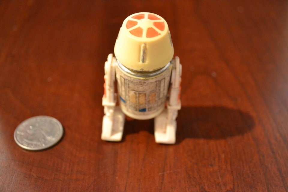 VINTAGE ORIGINAL KENNER STAR WARS R5-D4 COMPLETE DROID 1970S ORANGE ...