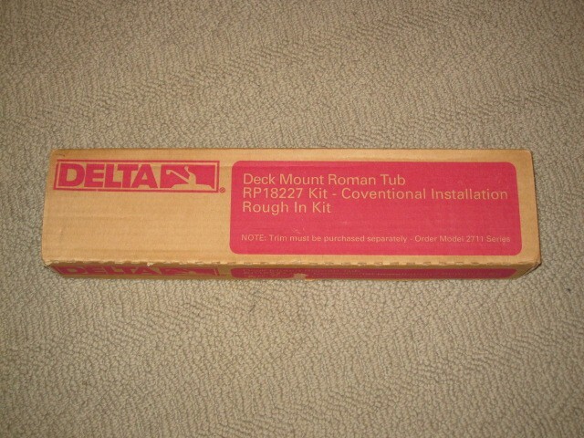 Delta RP18227 Conventional Rough in Deck Mount for Roman Tub for sale ...