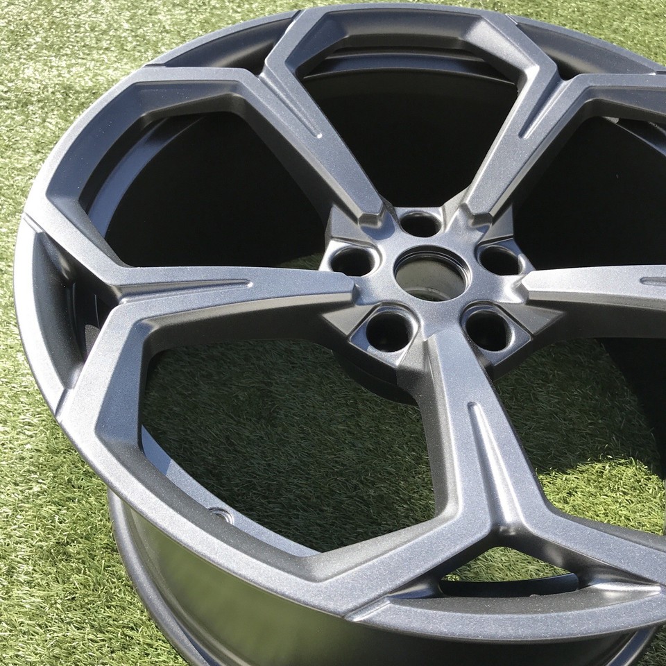 22" URUS LAMBORGHINI RIMS OEM GENUINE GREY SET 4 STOCK FACTORY RIMS ...