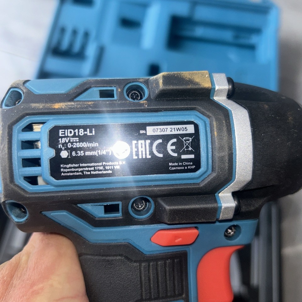 Erbauer EID18-Li Cordless 18v Impact Driver w/2Ah Battery+Charger | eBay UK