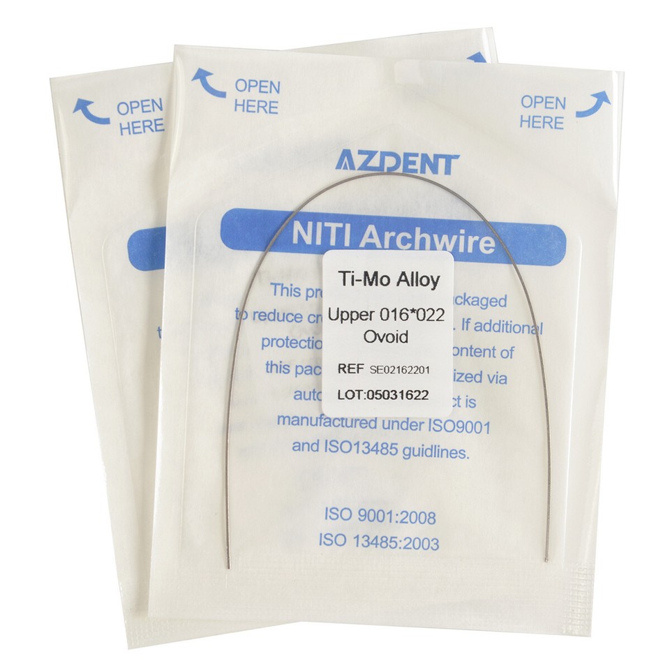 AZDENT Dental Orthodontic TMA Titanium Beta Ti-Mo Alloy Rectangular ...