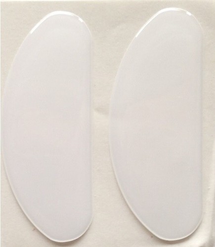 Police Vehicle Windshield Post Spotlight Hole Patch Cover Gloss White 2 ...