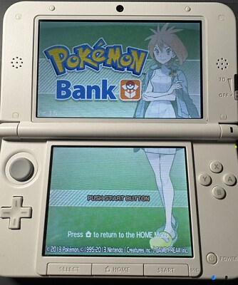 Nintendo 3DS XL/LL White Deluxe Handheld With Pokémon Bank ...