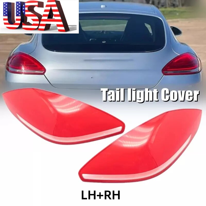 2PCS For Porsche Panamera 970.2 2014-2016 LH&RH Tail light Lens Cover ...