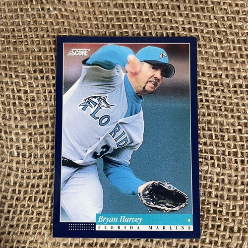 Bryan Harvey ‘94 Score Florida Marlins Baseball Card 66 Collector ...