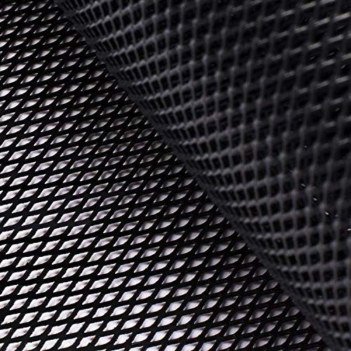 AggAuto Universal 40"x13" Car Grill Mesh - 100x33cm Aluminum Alloy ...