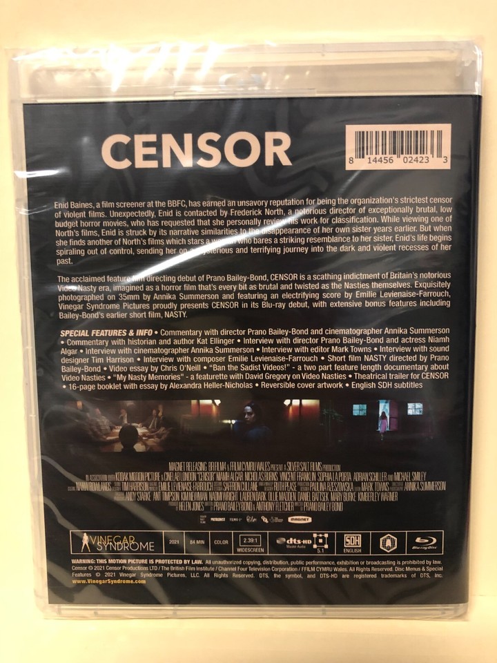 Censor - Niamh Algar (Blu-ray Disc) Factory Sealed 814456024233 | eBay