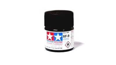 Tamiya Model Color Acrylic Paint XF-9 Hull Red Net 10ml 81709 | eBay