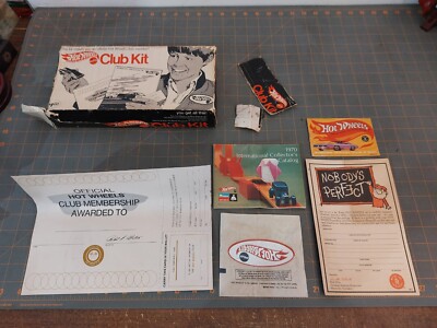 Vintage Hot Wheels Redline ORIGINAL Club Kit Box Manual Membership ...