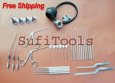 Micro shea, Hartman Ear Forceps,Cannula and Barren Suction Tube Ent ...