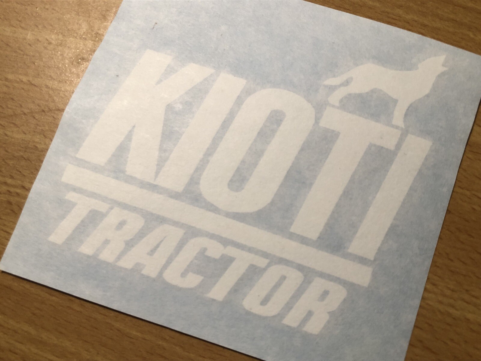 Kioti Tractor Sticker Two 2x (4inch)Decal White Vinyl Daedong 4x4 Truck ...