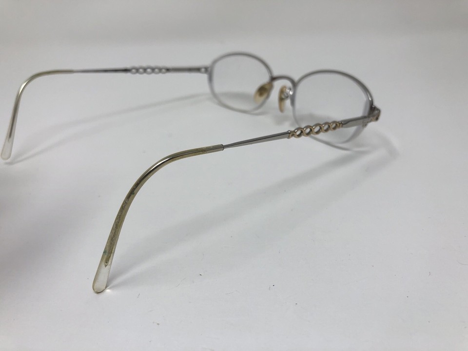 Sferoflex Eyeglasses Frame 2481 104 50-19-135 Silver Half Rimless Metal ...