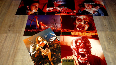 EVIL DEAD sam raimi tres rare jeu photos luxe cinema lobby cards 1er ...