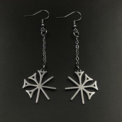 Sumerian Dingir Cuneiform stainless steel Drop/Wrap/Stud Earring You ...