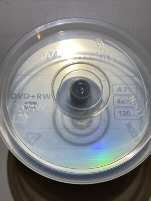 20 Verbatim 4X Blank DVD+RW Logo Branded 4.7GB Rewritable DVD Disc ...