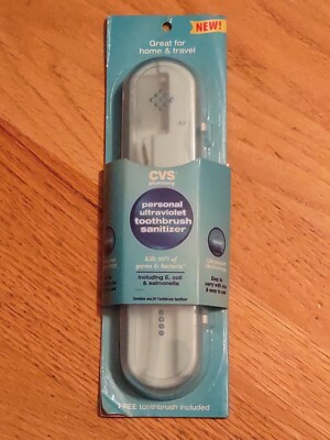 Brand New CVS Personal Ultraviolet Toothbrush Sanitizer Home & Travel ...