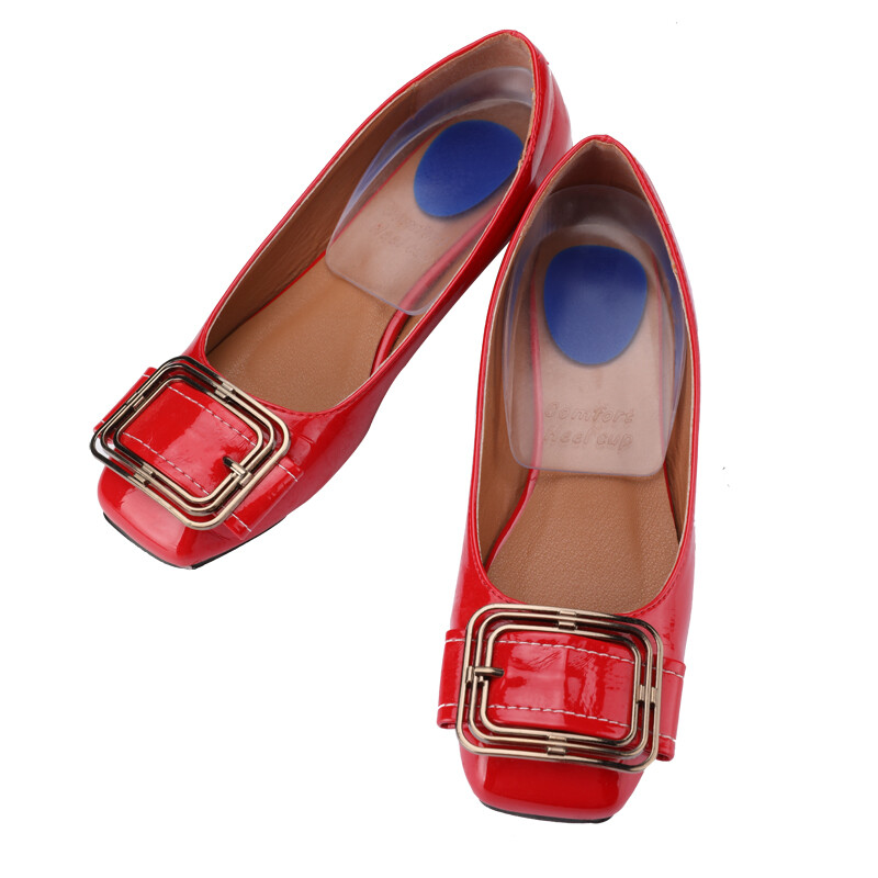 3 Pair Gel Foot Cups Heel Support Spur Insoles Pad Pain Relief Cushion ...