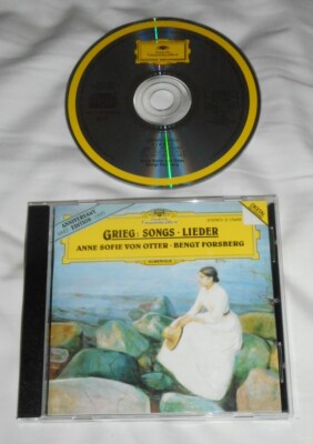GRIEG: Lieder CD 1993 DG BMG DIRECT CD Anne Sofie Von Otter | eBay