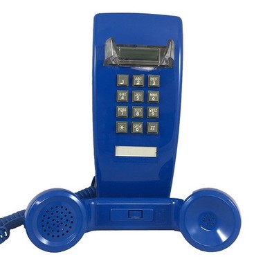 Cortelco 255412-VBA-20M Wall w/ Volume BLUE 2554-V-BL UPC 048044003526 ...