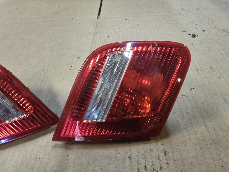 01-06 BMW E46 2Dr Coupe Inner Tail Trunk Lights Red Smoked Pair 330 325 ...