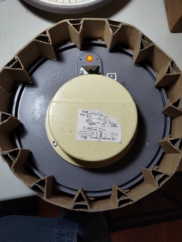 Vintage Simplex School Wall Clock New #507-041 Industrial Round Curved ...