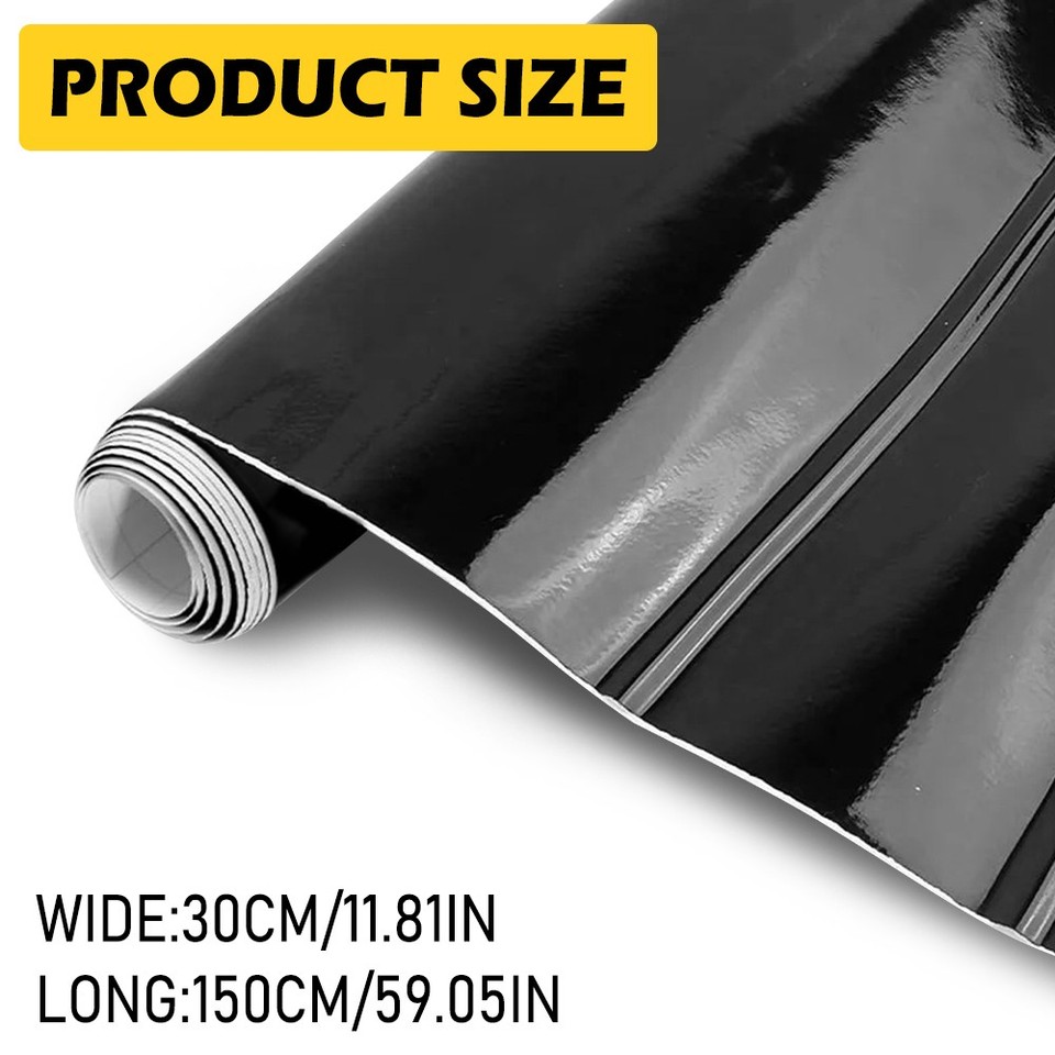 Gloss Flat Black Vinyl Vynil Auto car Body Paint Protection Decal Film ...