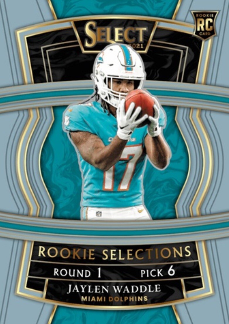 2021 Select Jaylen Waddle Rookie Selections RC NFL Blitz Digital Card ...