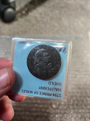1794 Prince of Wales Halfpenny Shield Coin Conder Token | eBay