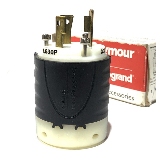 * New Legrand Pass & Seymour L630P Twist Locking Turn Lock Plug 30A ...