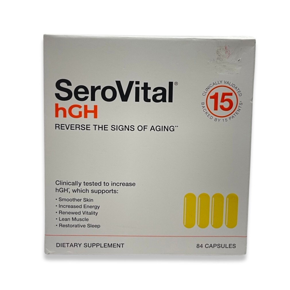 SEROVITAL REVERSE THE SIGNS OF AGING (84 Capsules) NEW Sealed Exp 01/2024