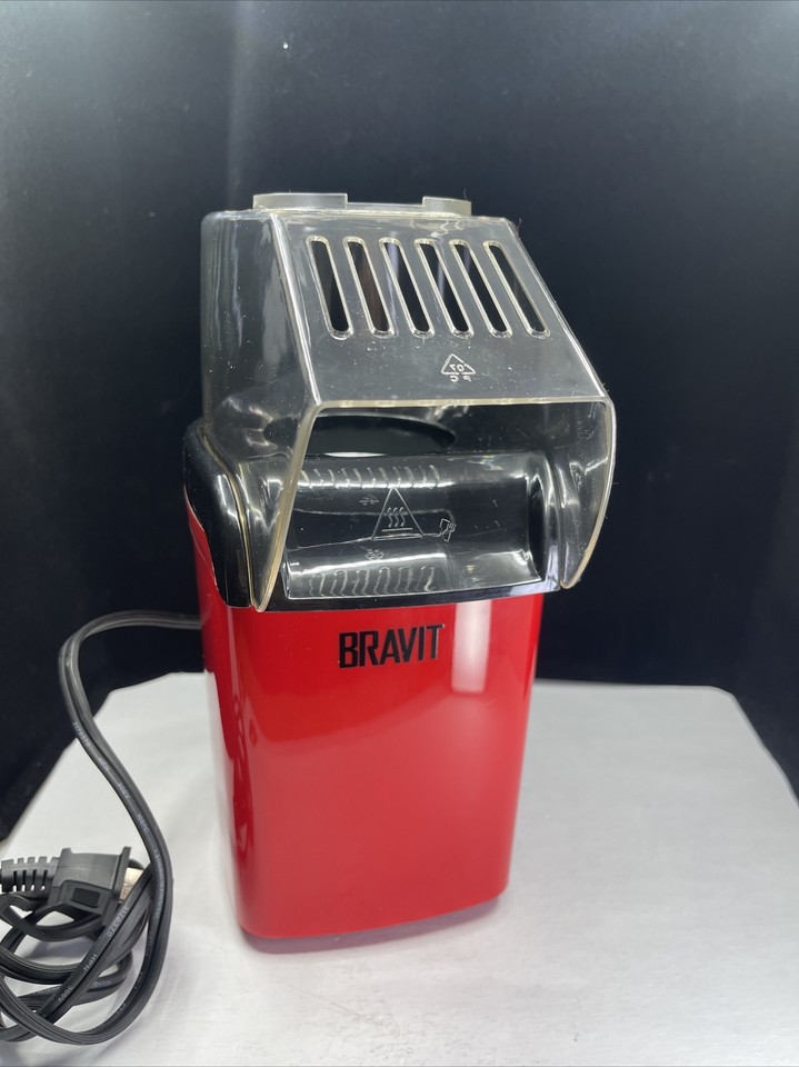 Popcorn Machine 1200W Electric Hot Air Healthy Oil Free by Bravit ...