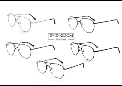 Aviator Style Reading Glasses EYE ZOOM Men and Women Metal Aviator ...