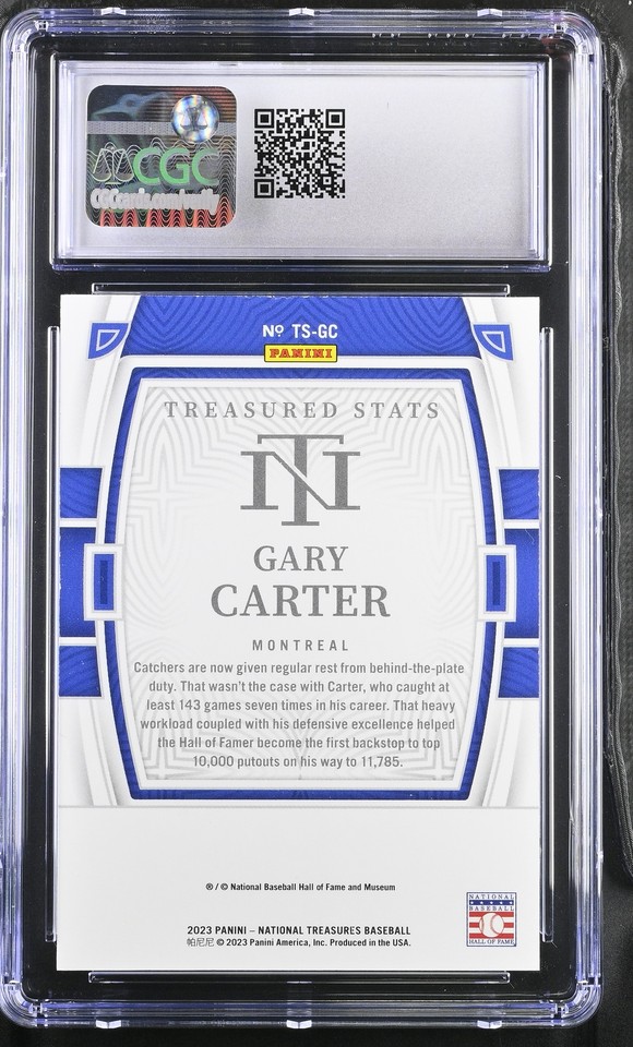 2023 National Treasures Gary Carter #TS-GC CGC 8.5 | eBay