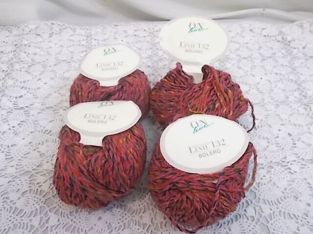 4 SK VINTAGE ONLine "Linie 132 Bolero" YARN, VARIEGATED Polyacryl ...