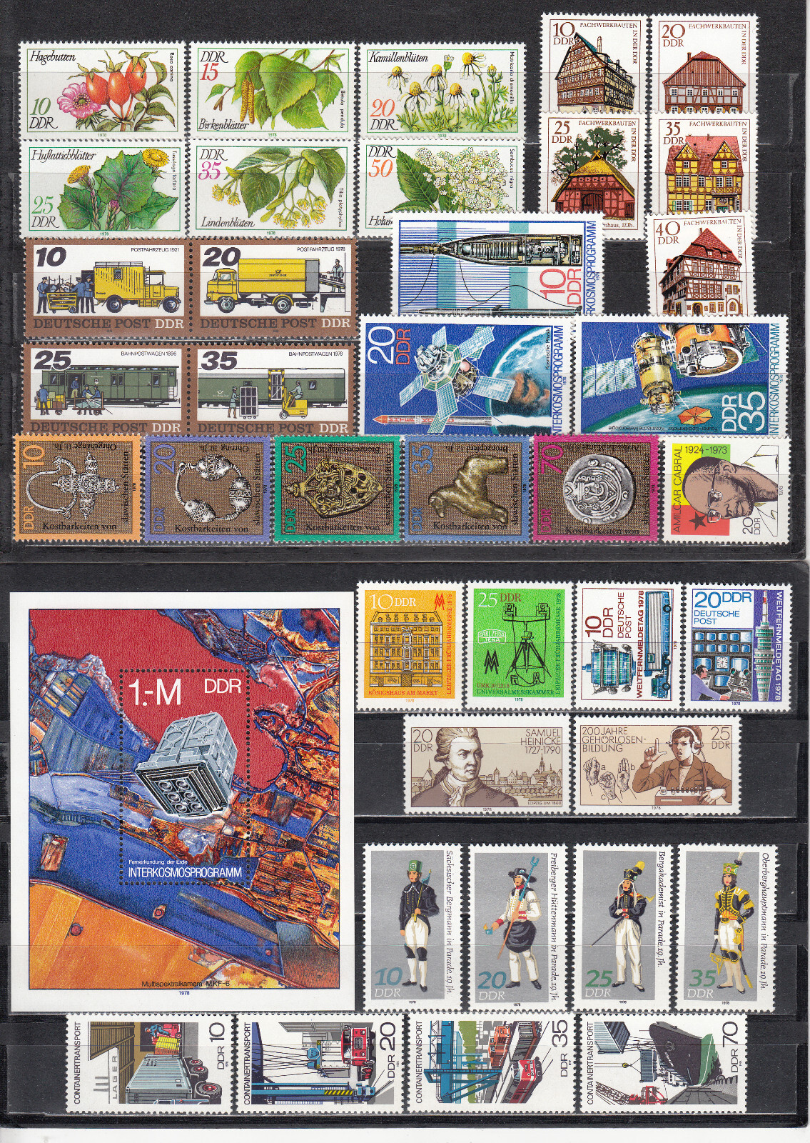 East Germany GDR DDR 1978 - complete year set - MNH | eBay