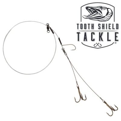 Musky Quick Strike Sucker Rig Muskie Pike Sucker Harness Rig 175 lb ...
