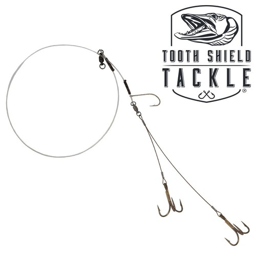 Musky Quick Strike Sucker Rig Muskie Pike Sucker Harness Rig 175 lb ...