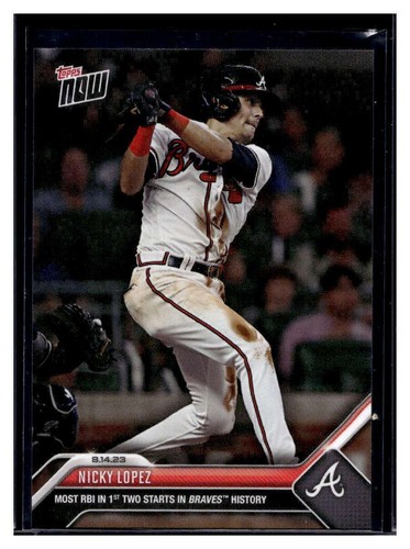 2023 Topps Now #707 Nicky Lopez Base Card (Qty) | eBay