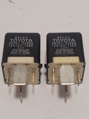 Set Of 2 Toyota RELAY 90987-04006 Blower Defroster Daytime Lights ...