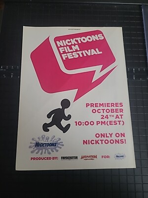 Nicktoons Film Festival Nickelodeon Print Ad 2004 8x11 Great To Frame ...