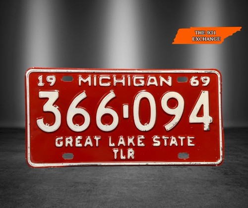 Buy 1969 Michigan License Plate – Great Lake State | eBay