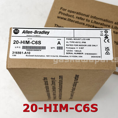 Allen-Bradley 20-HIM-C6S AB SER A Powerflex Panel Mount LCD HIM ...
