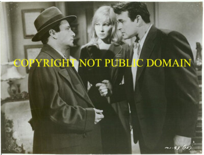 1960 2 Photos 9 x 7 Stuart Whitman, May Britt, Peter Falk Murder, INC ...