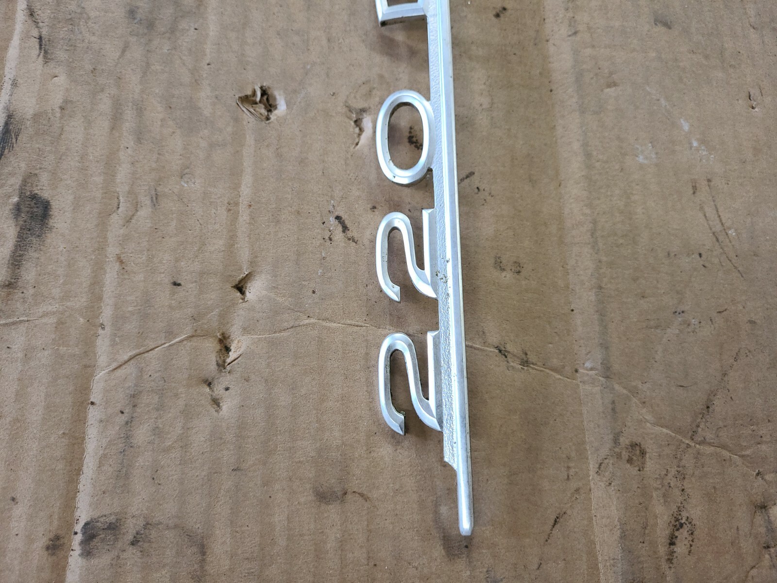 Mercedes 220D W114 W115 TRUNK DECK LID BADGING EMBLEM 220 DIESEL | eBay
