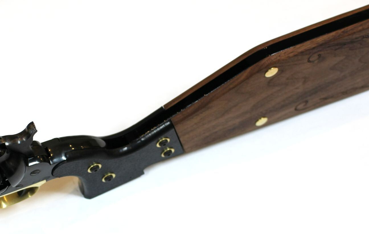 1858 Remington Black Powder Revolver Shoulder Stock - Pietta | eBay
