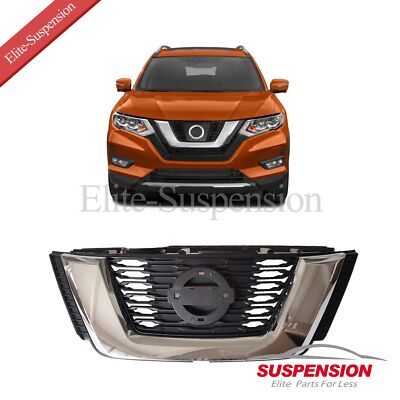 Front Chrome Bumper Grille Grill 623106FL0B For 2017 2018 Nissan Rogue ...