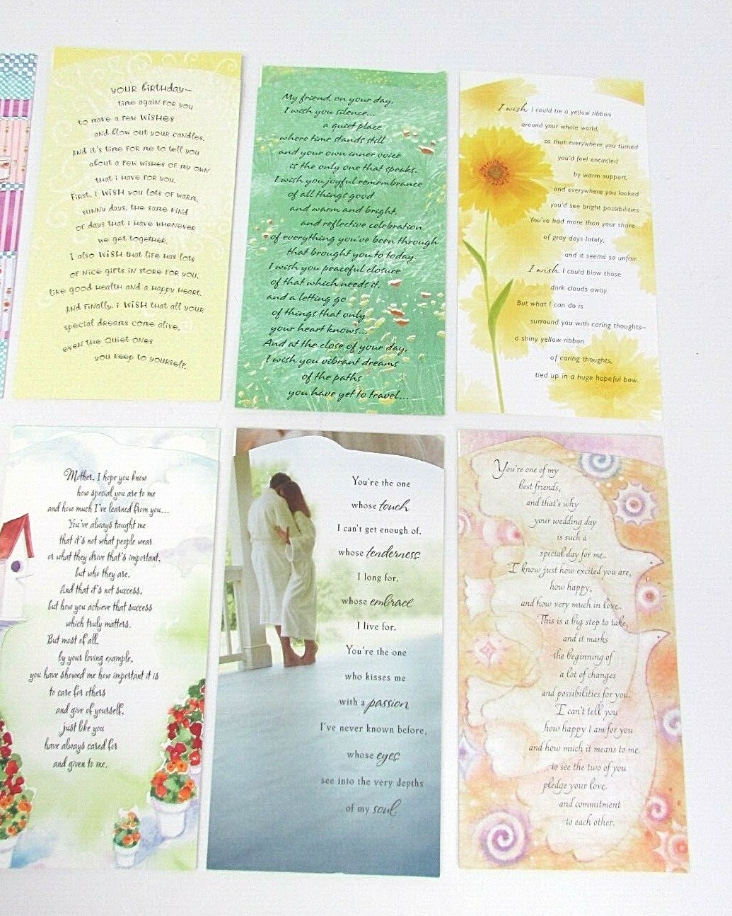 (10) Hallmark "Between You and Me" Love/Romance/Friendship Cards ...