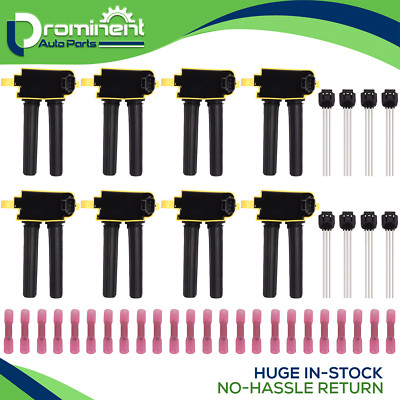 8pcs Ignition Coil & 8 connector for Ram Dodge 2500 Charger V8 6.4L ...