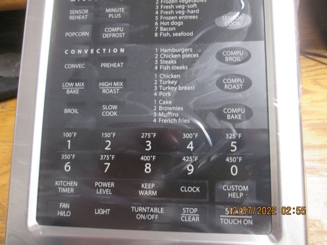 Sharp Microwave Control Panel Part# FPNLCB407MRK0 for sale online | eBay