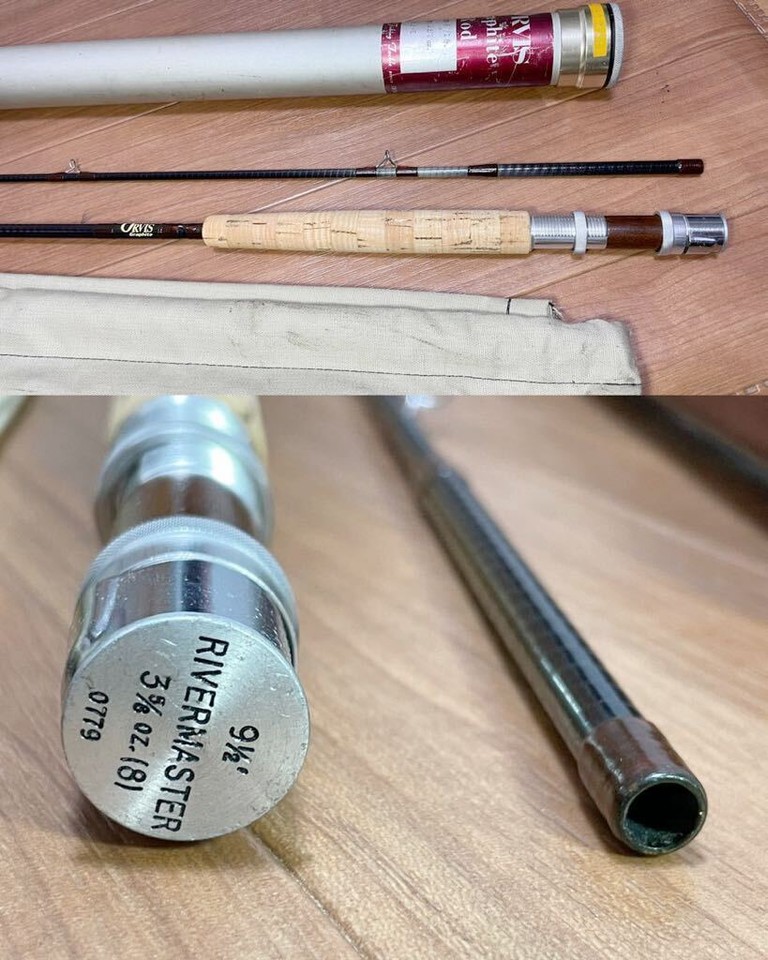ORVIS Fly Rod Graphite RIVERMASTER #8 9.5ft 2-piece FlyFishing | eBay